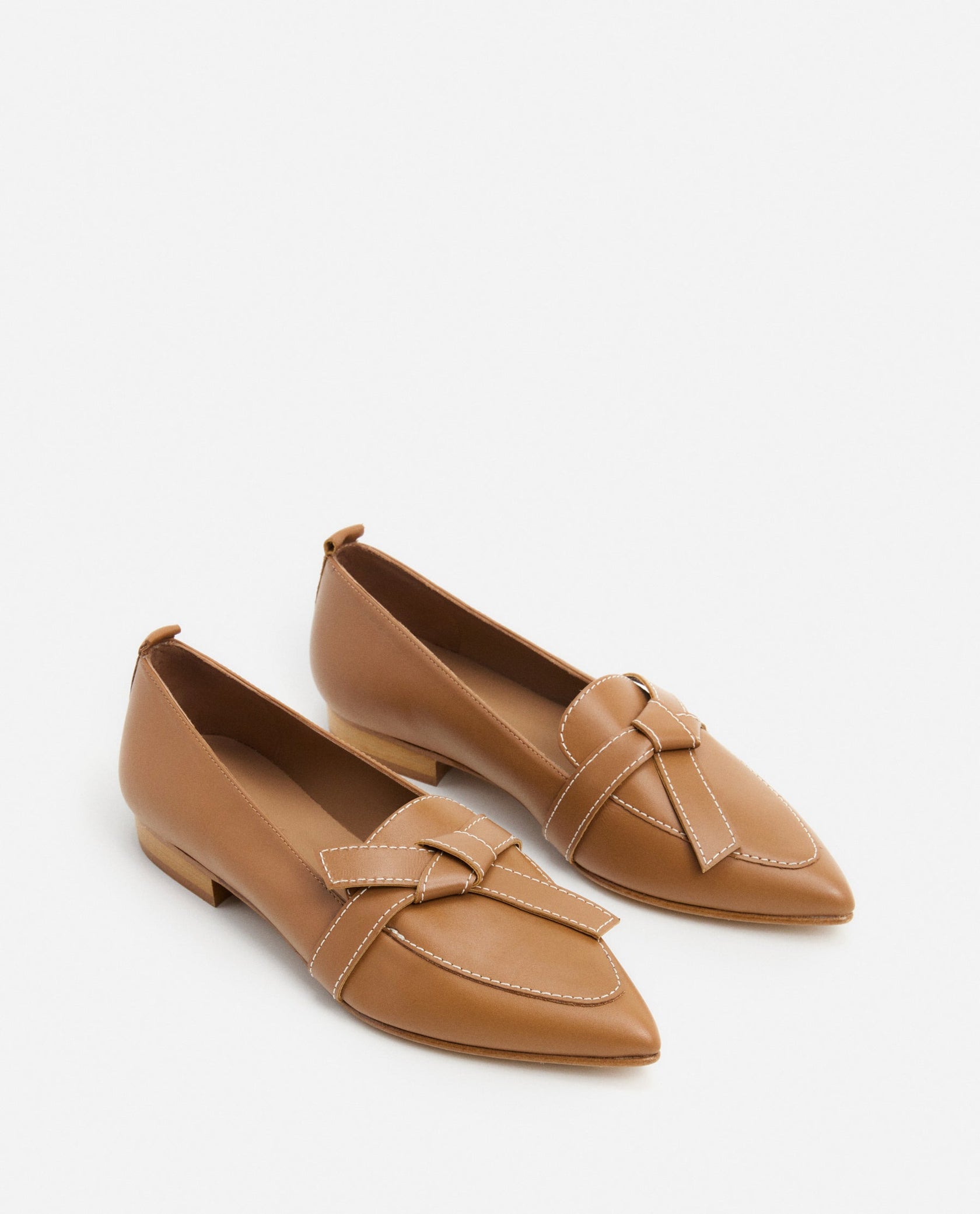 Ally Leather Cognac Loafer – Flattered
