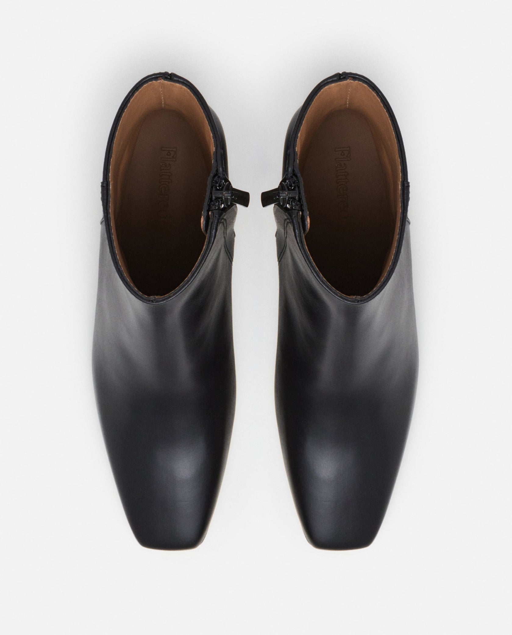 Cay Leather Black Boot – Flattered