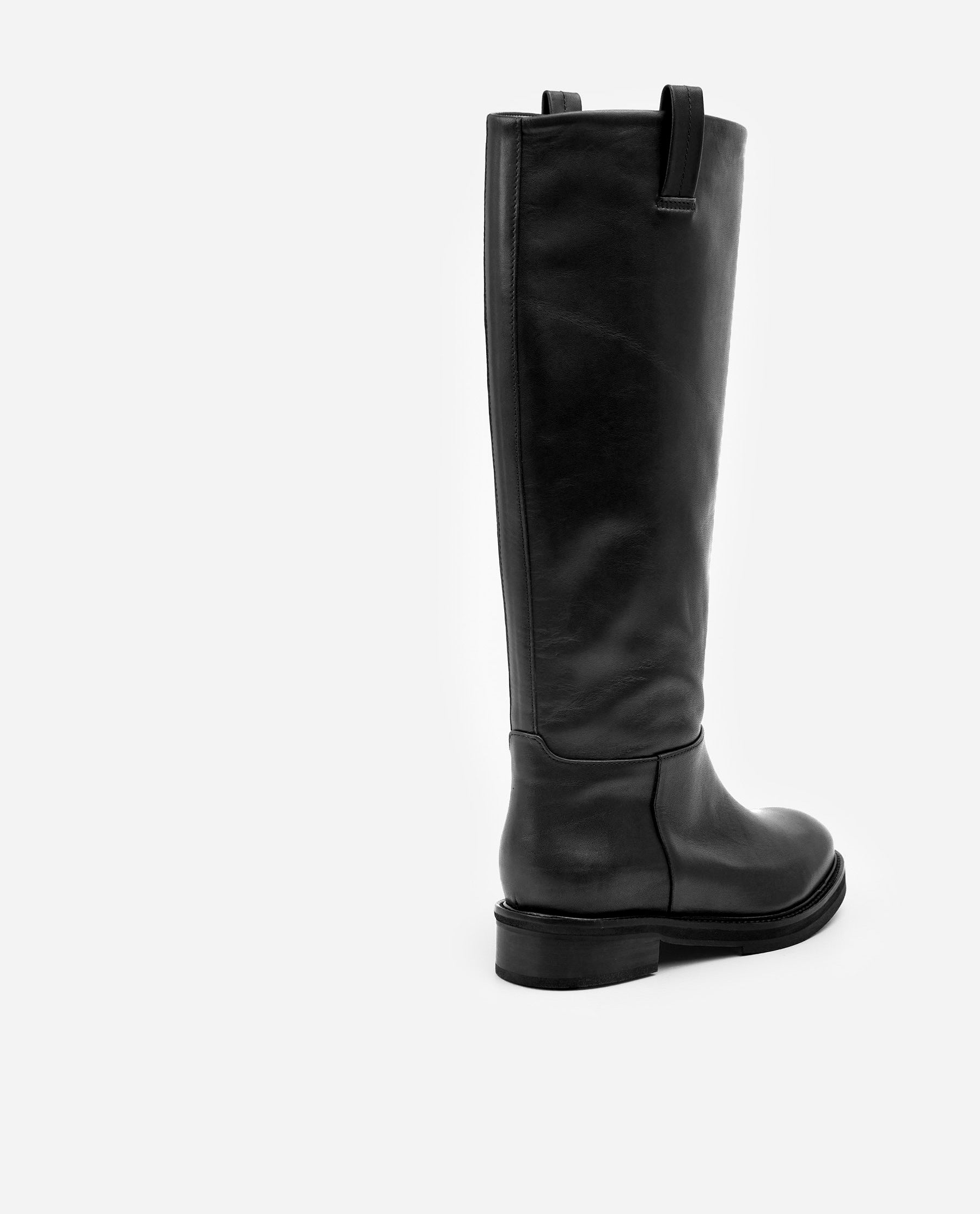 Frances Leather Black Boot – Flattered