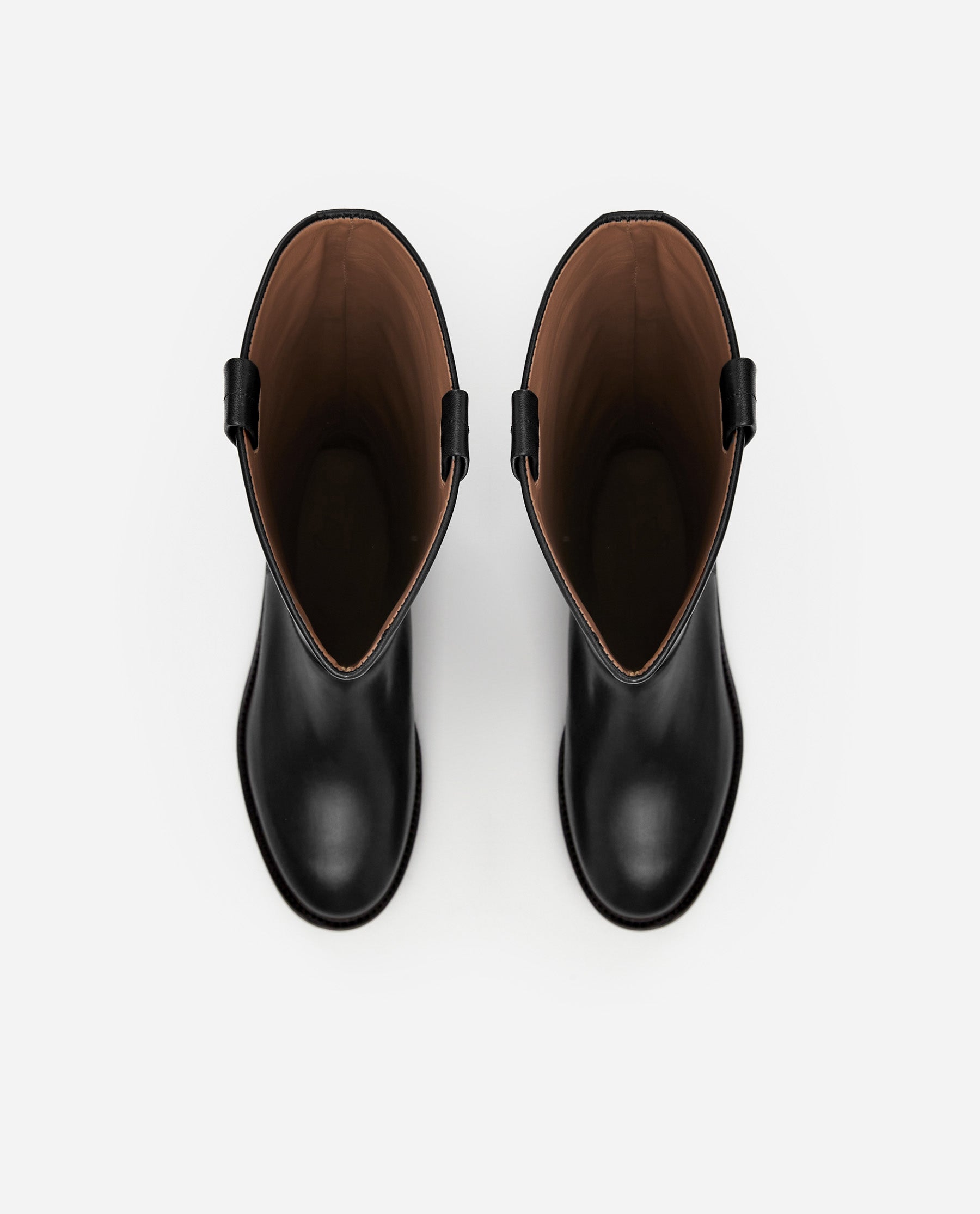 Frances Leather Black Boot – Flattered