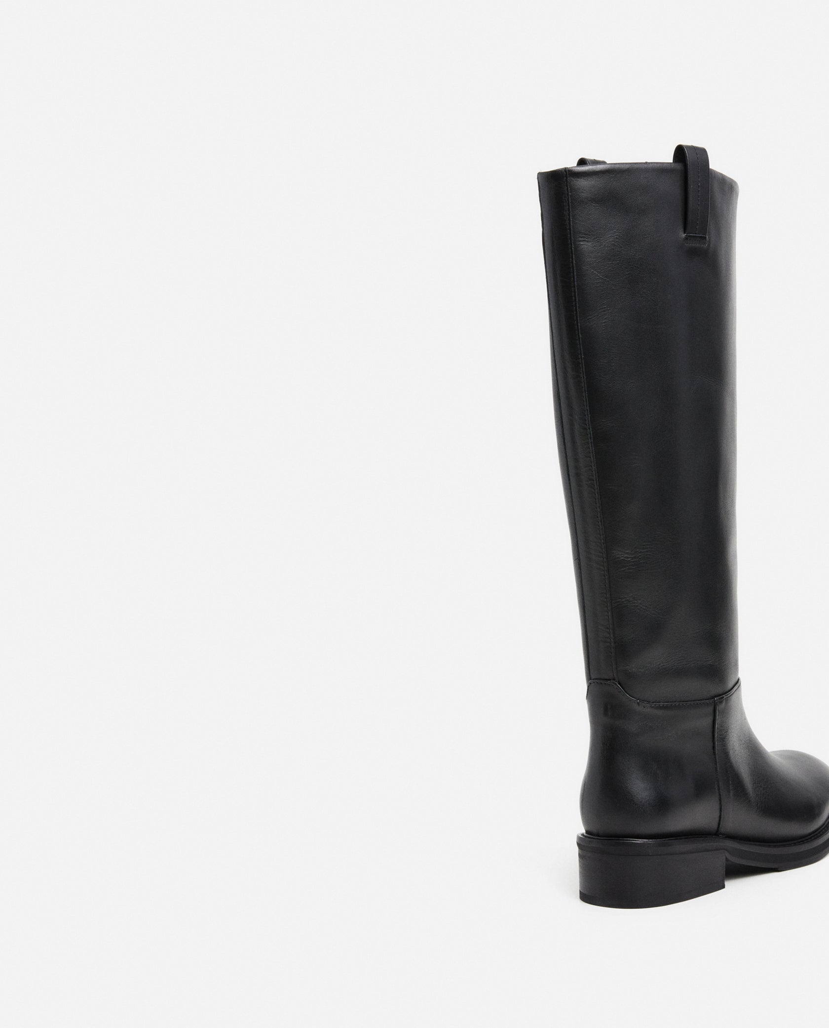 Frances Leather Black Boot – Flattered