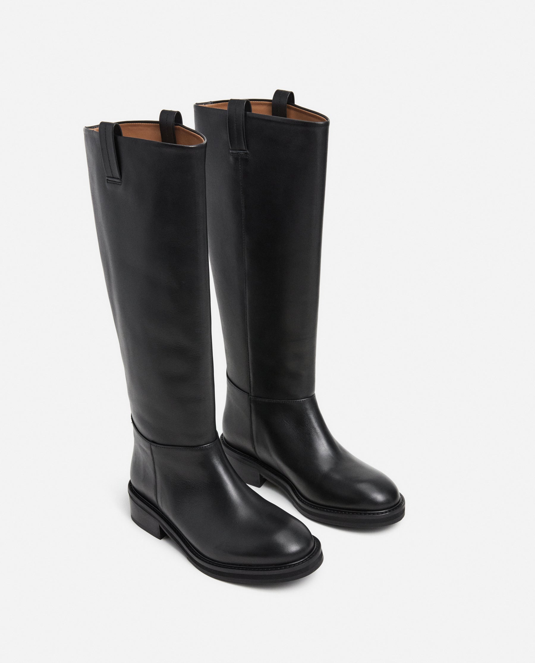 Frances Leather Black Boot – Flattered