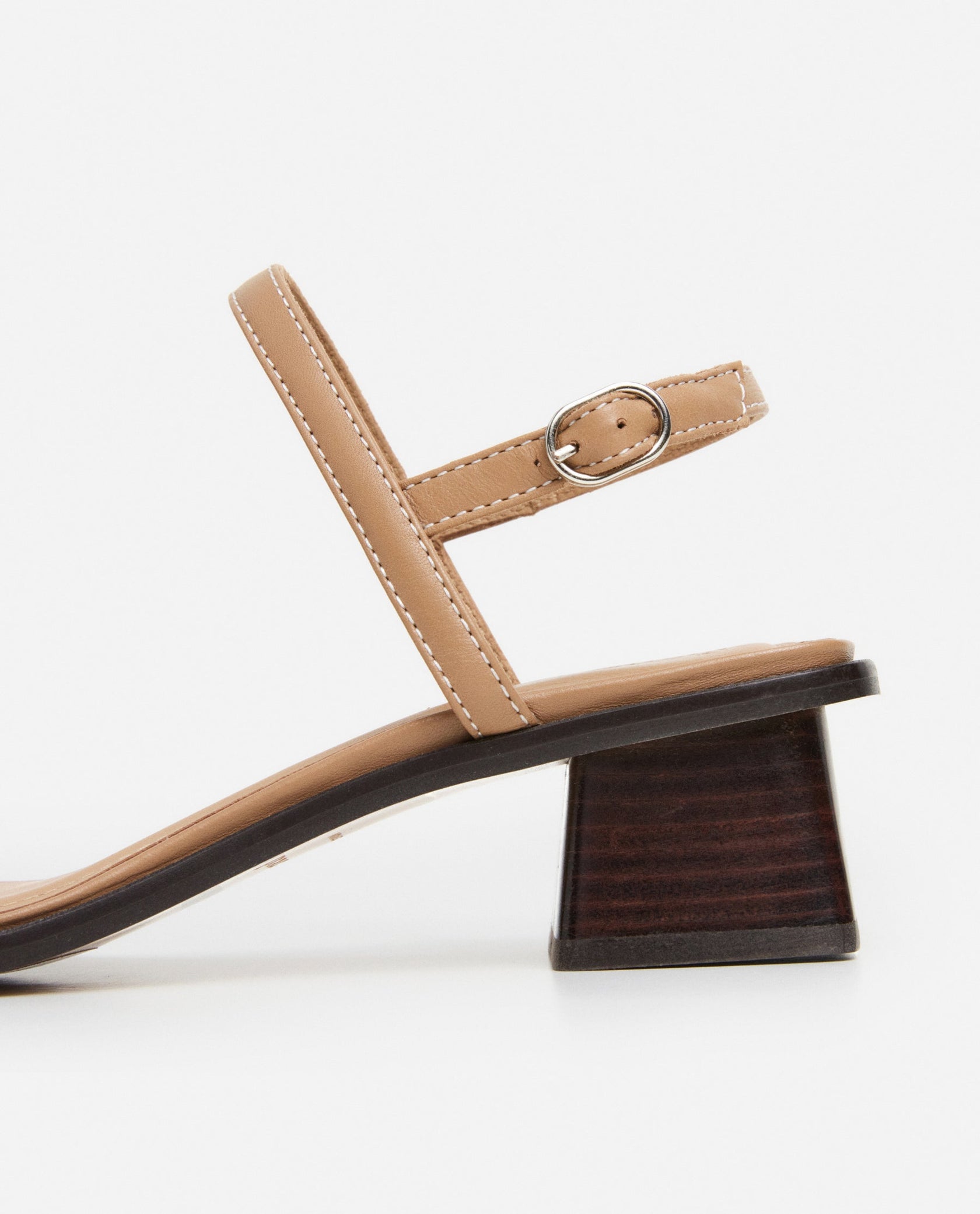 Juno Leather Cognac heel – Flattered