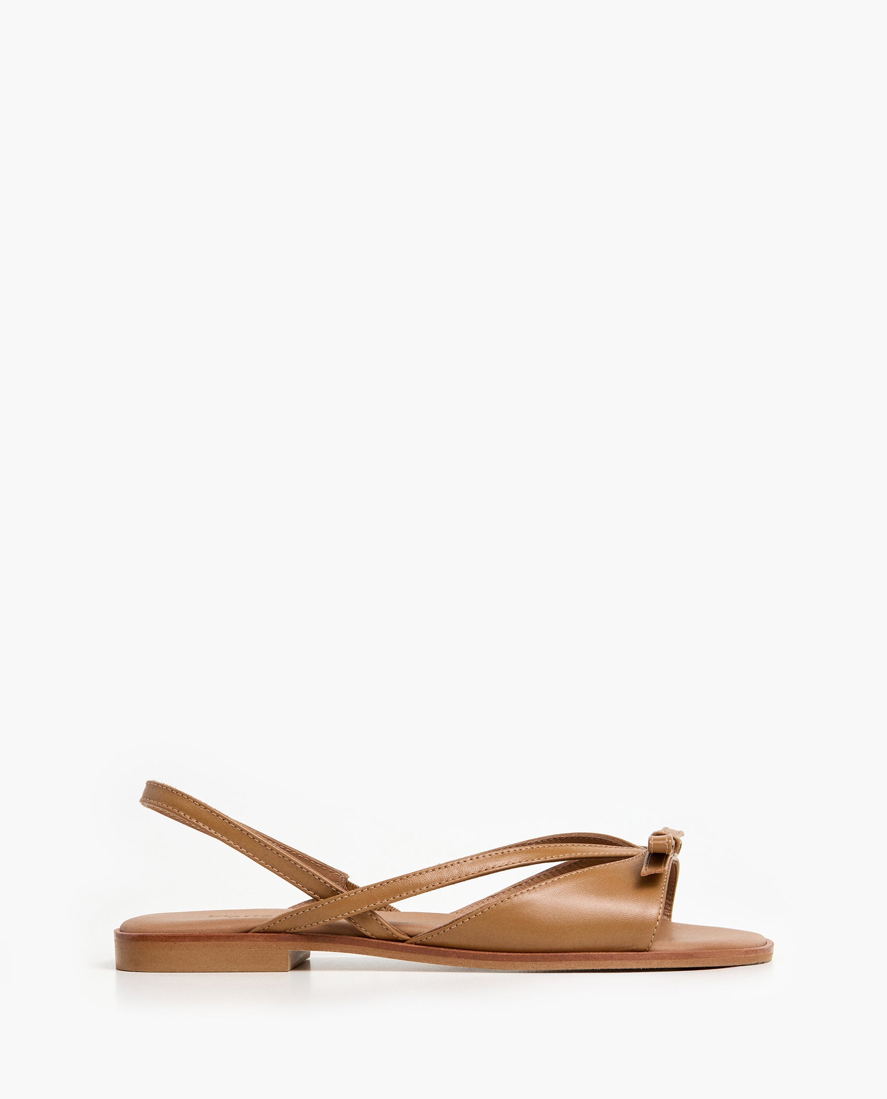 Max Leather Cognac Sandal – Flattered