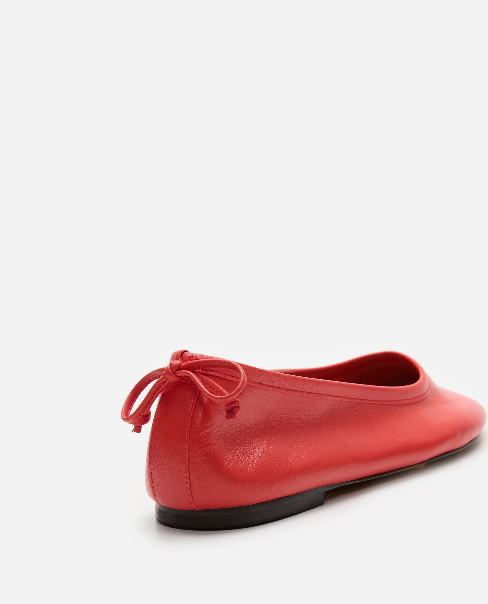Pat Leather Poppy Red Ballet Flat – Flattered