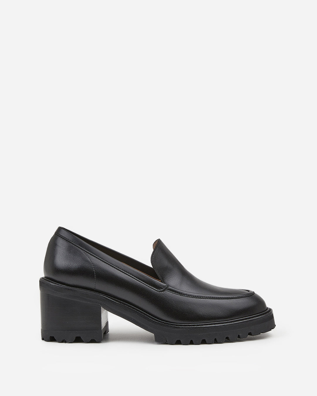 Saga Leather Black Loafer – Flattered Saga Leather Black Loafer – Flattered
