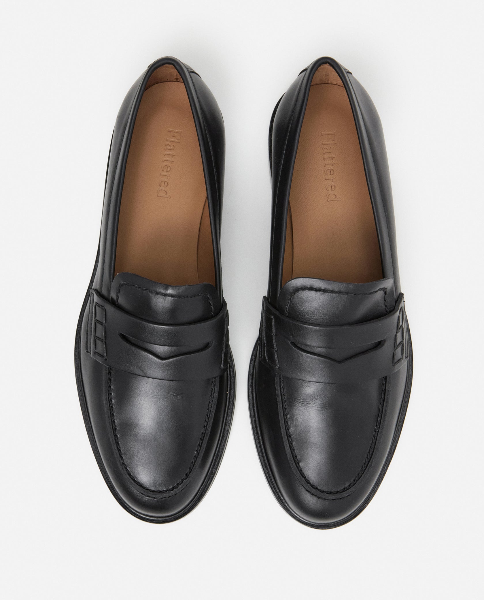 Sara Leather Black Loafer – Flattered