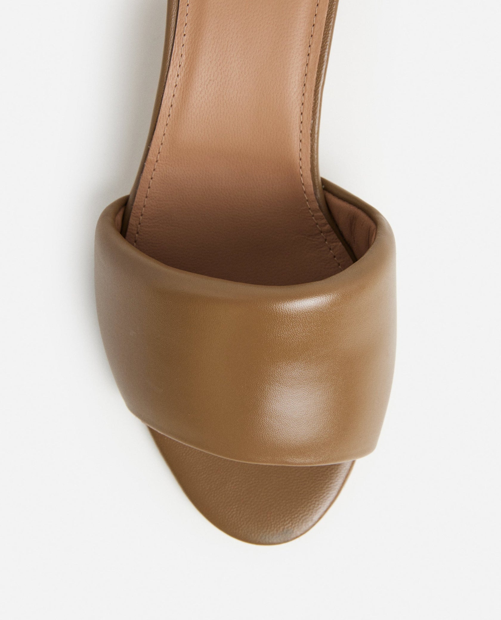 Tallulah Leather Olive Heel – Flattered