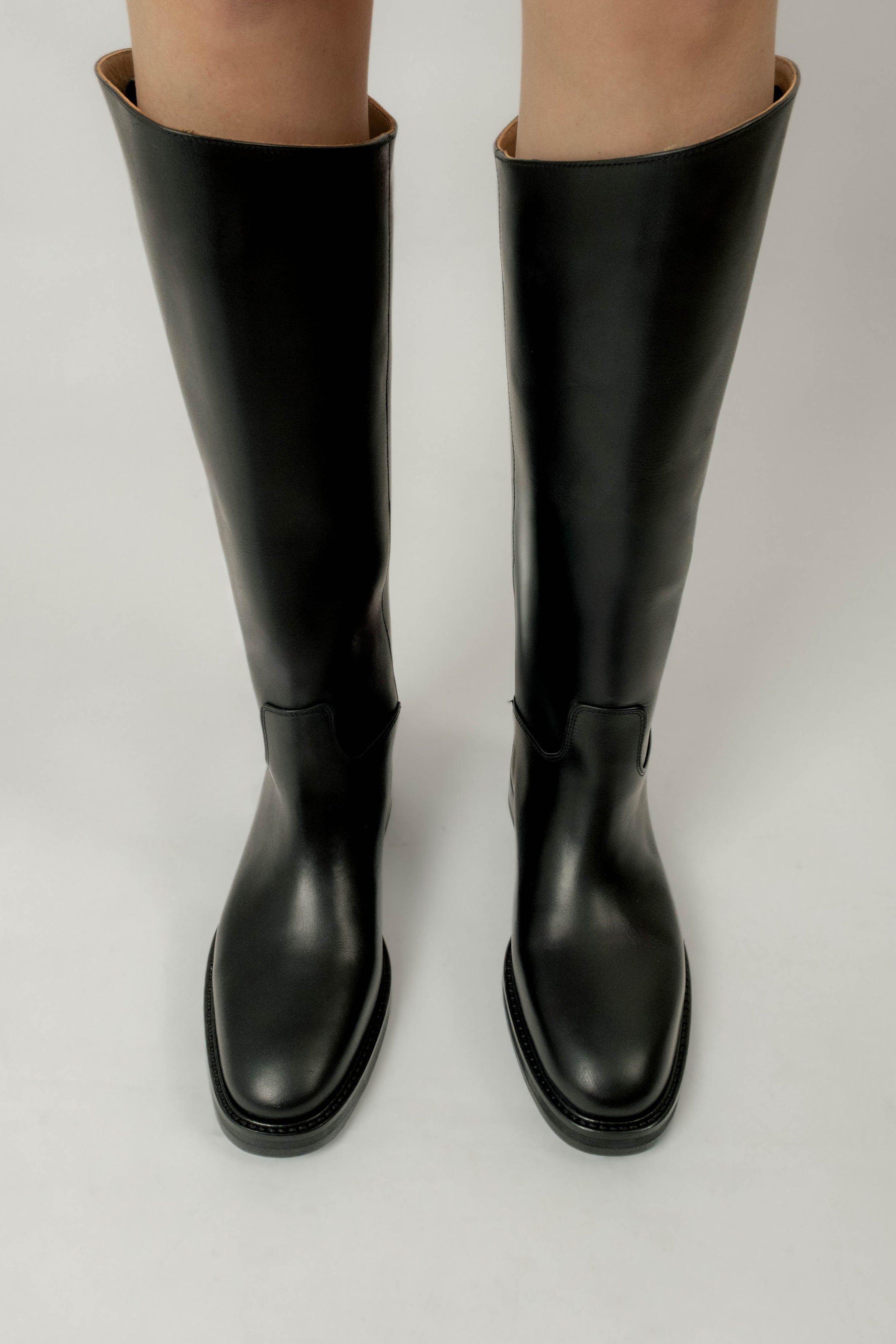 Florentine Leather Black Boot – Flattered