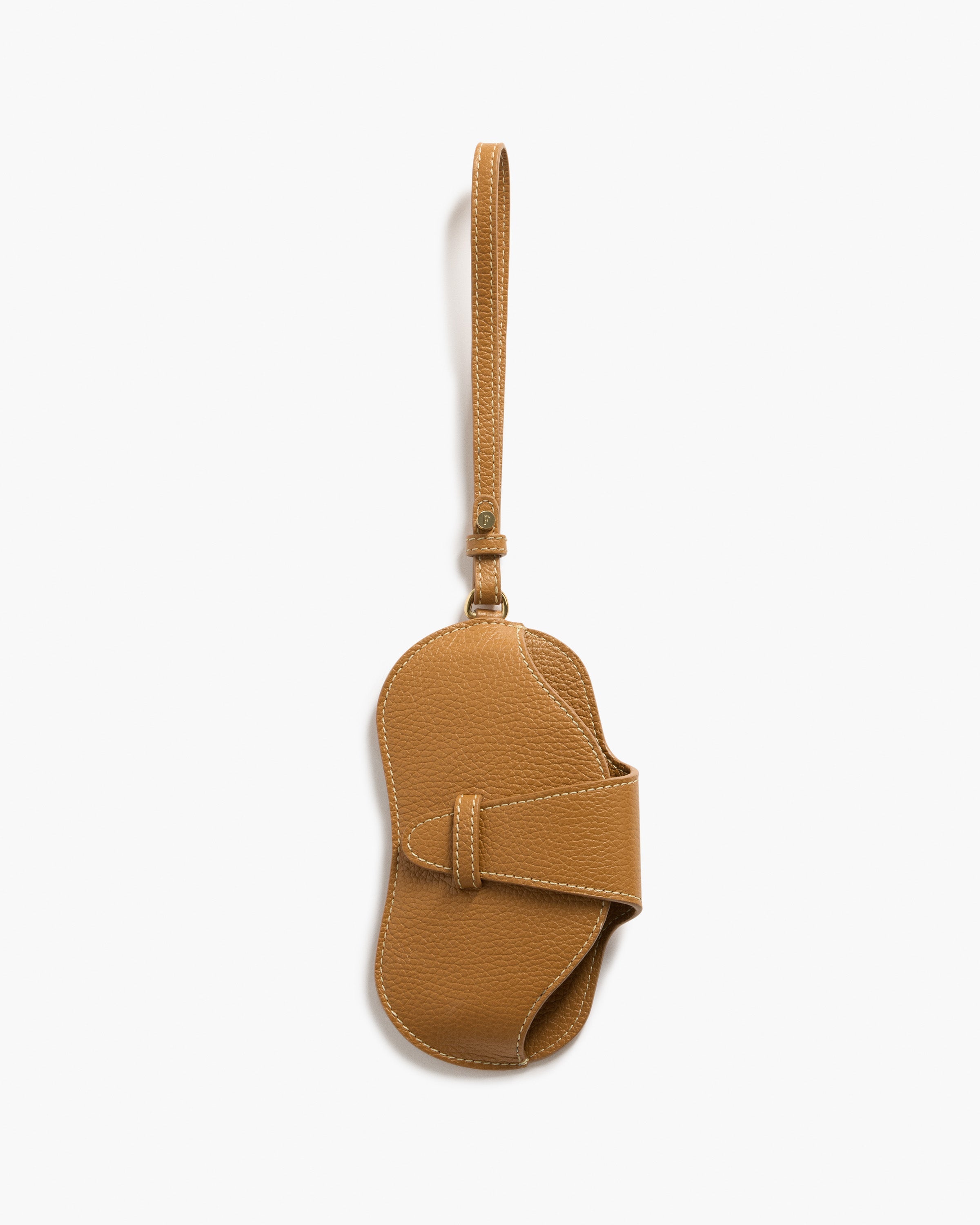 Gemma Sunglasses Case Grained Leather Cognac – Flattered