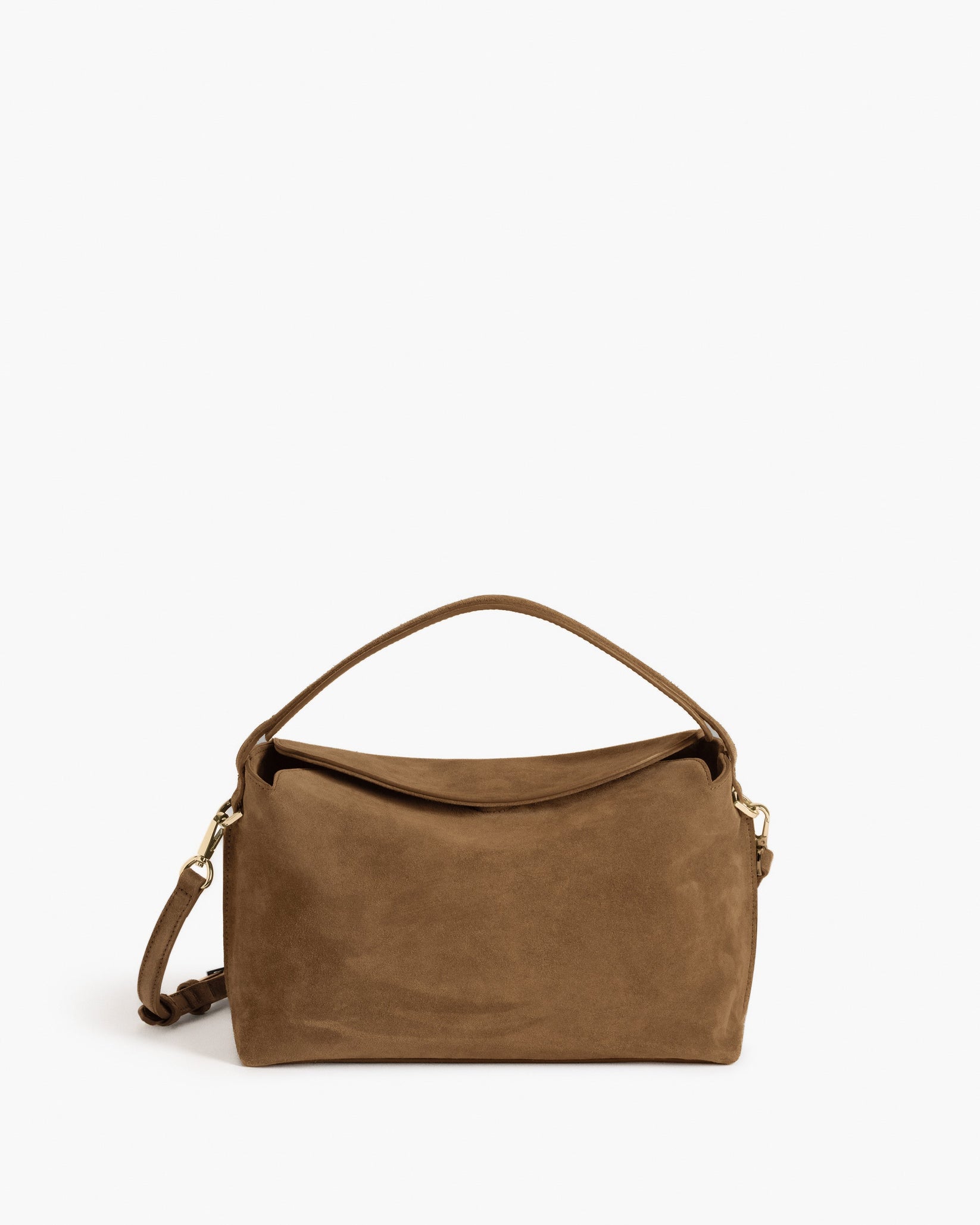 Hera Handbag Suede Wet Sand Bag – Flattered